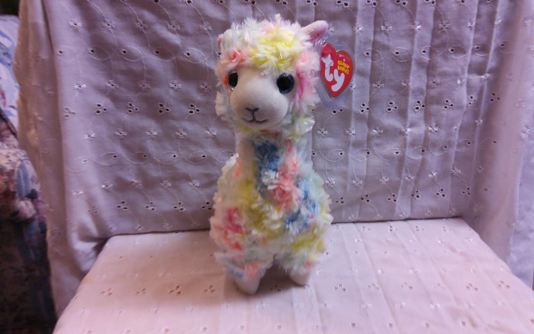 TY Beanie Baby "lola" the Colorful Llama. New, Never Played With ...