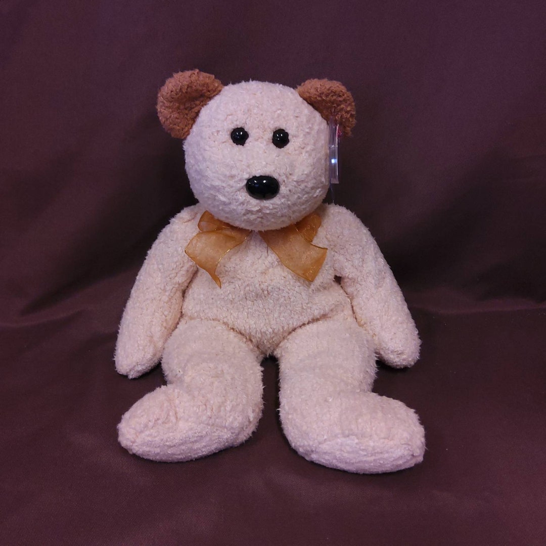 TY Beanie Buddy "huggy" the Bear. New, Never Played With. Stored in a ...