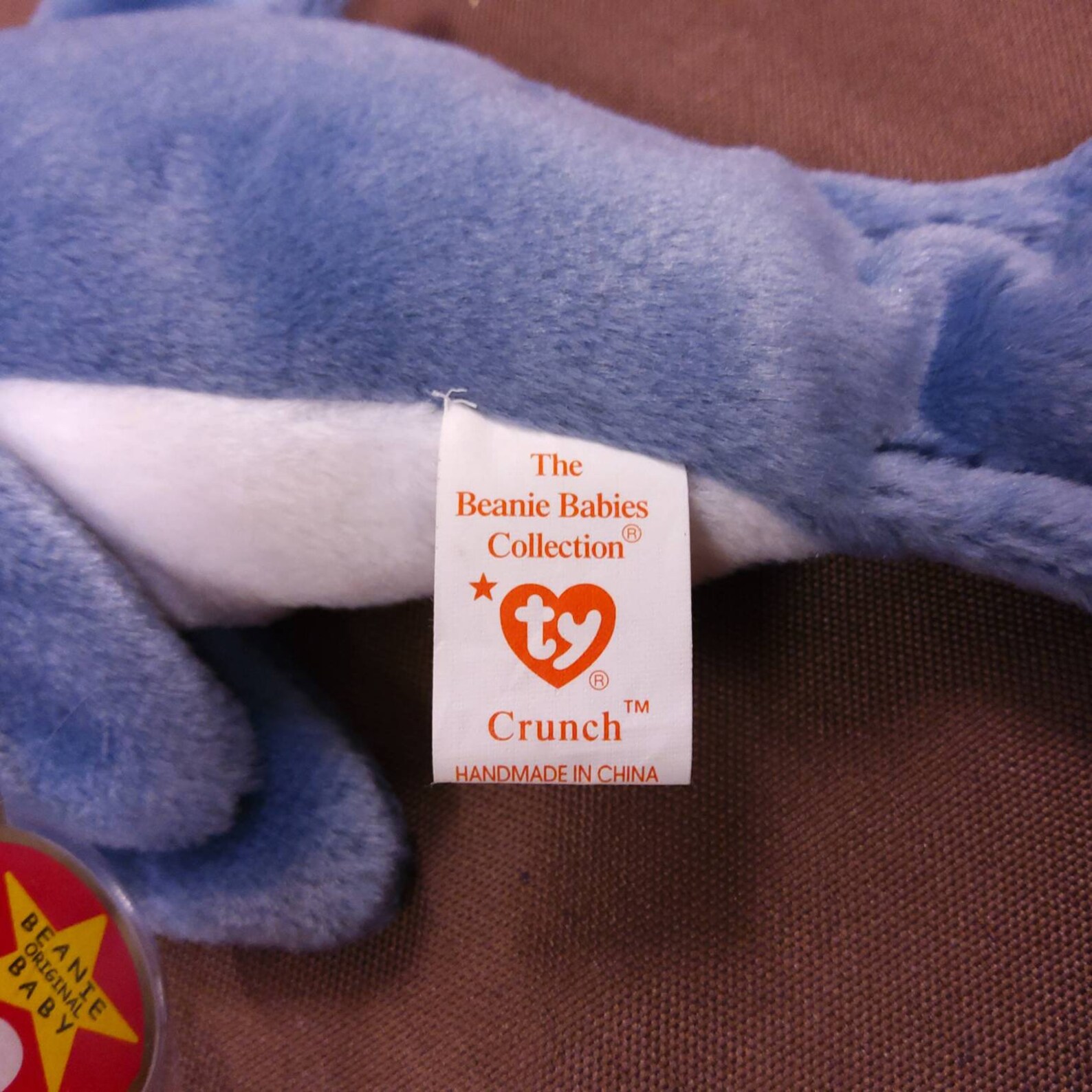 TY Beanie Baby crunch the Shark. New Never Played - Etsy