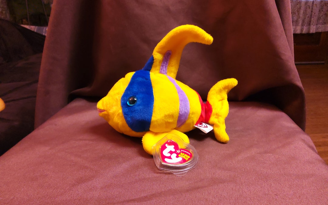 TY Beanie Baby "oriel" the Fish. New, Never Played With. Stored in a ...