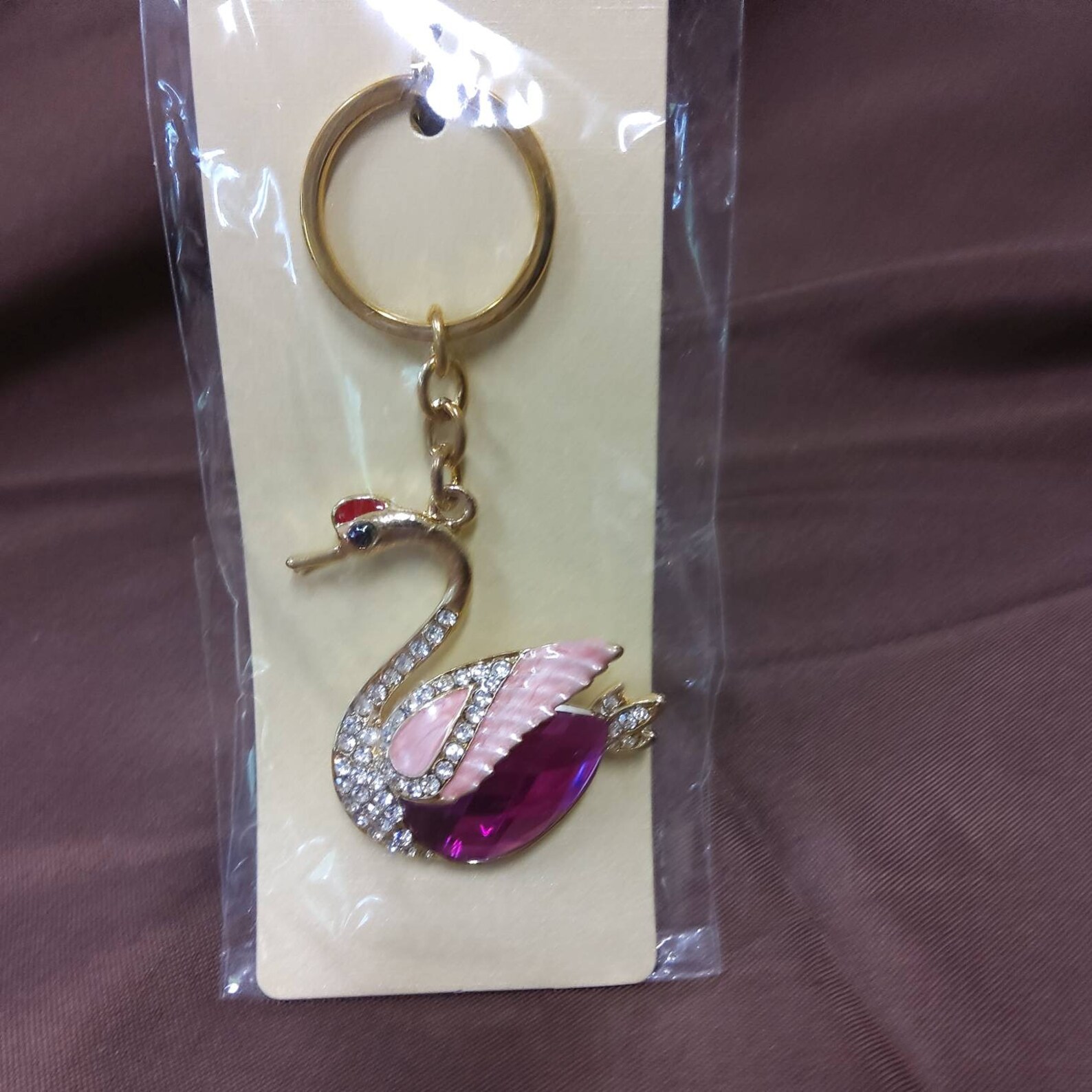 NEW Beautiful SWAN Keychain that's NEW still in the - Etsy Italia