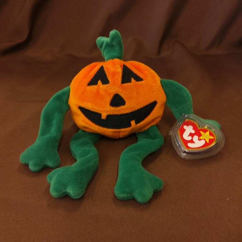 TY Beanie Baby pumkin the Halloween Pumpkin. New - Etsy