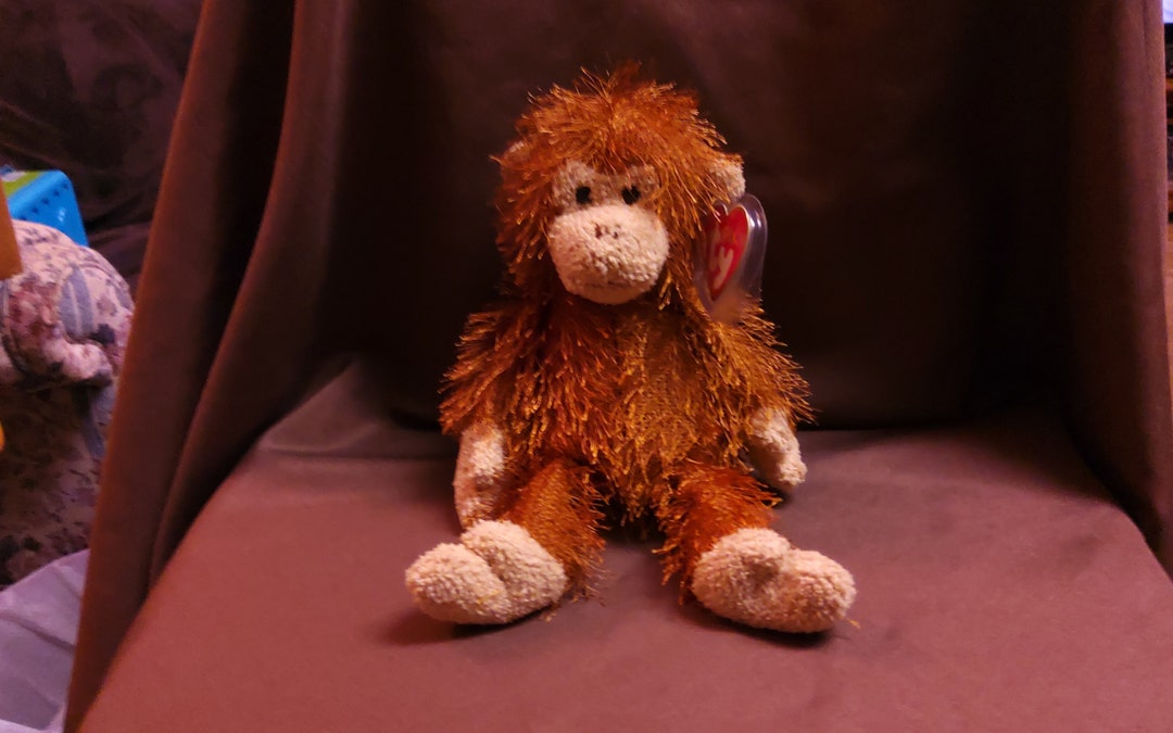 TY Punkies "zig Zag" the Monkey. New, Never Played With. Stored in a ...
