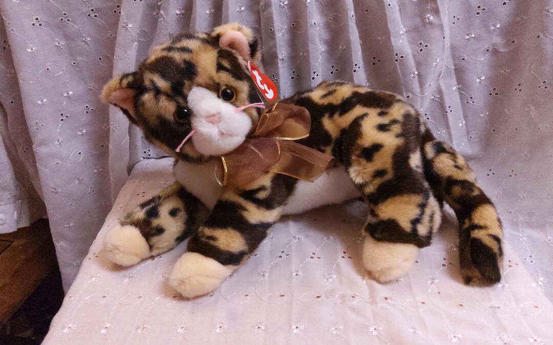 TY Classic Plush fiddles the Calico Brown Cat. New, Never Played With ...