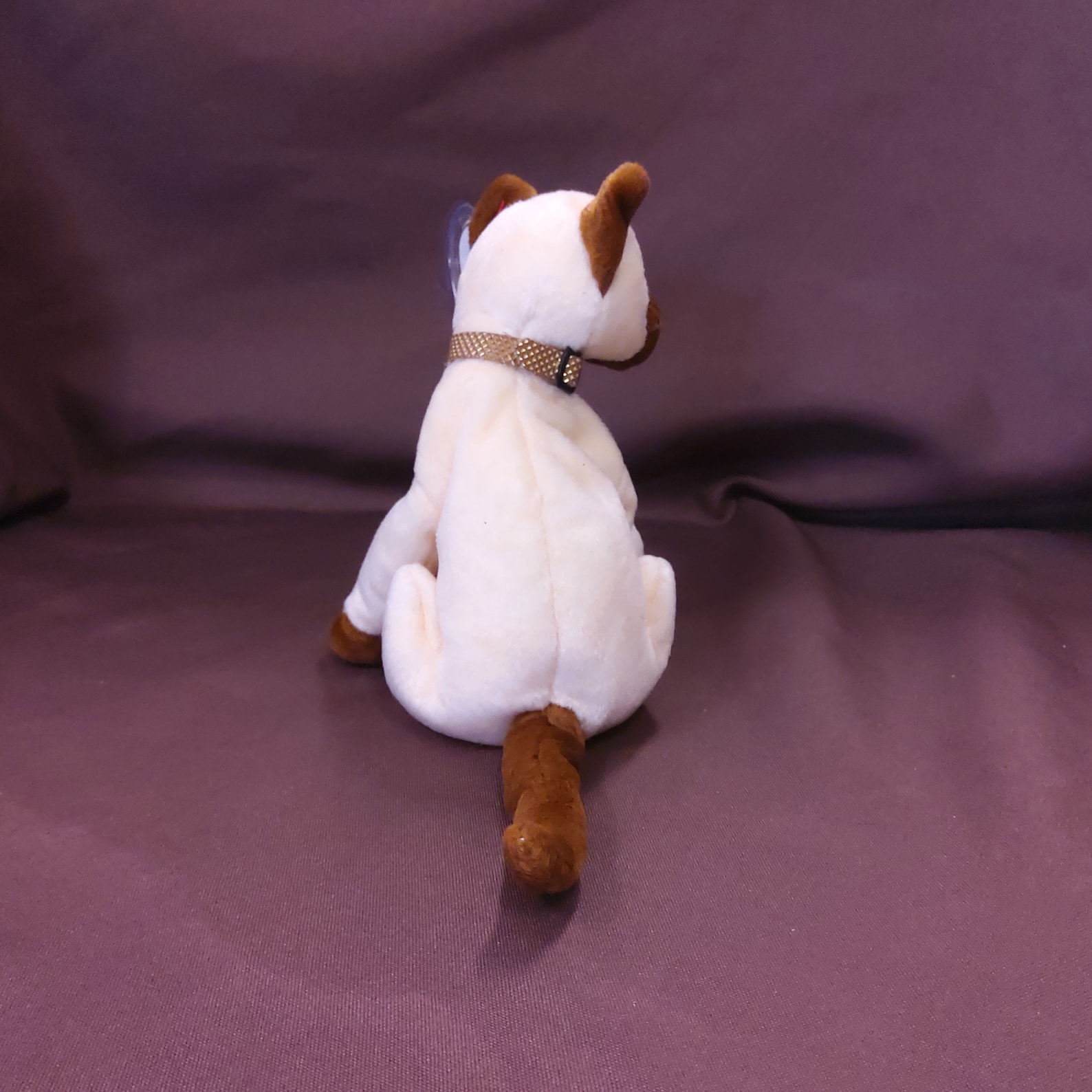 TY Beanie Baby "siam" the Siamese Cat. New, Never Played With. Stored ...