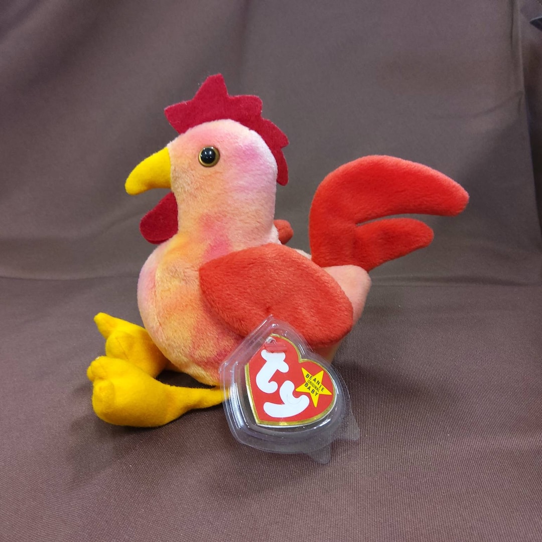 TY Beanie Baby "doodle" the Rooster. New, Never Played With. Stored in ...