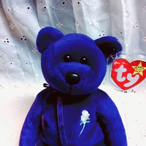 TY Beanie Baby princess the Bear That Honors Princess Diana. New, Never ...