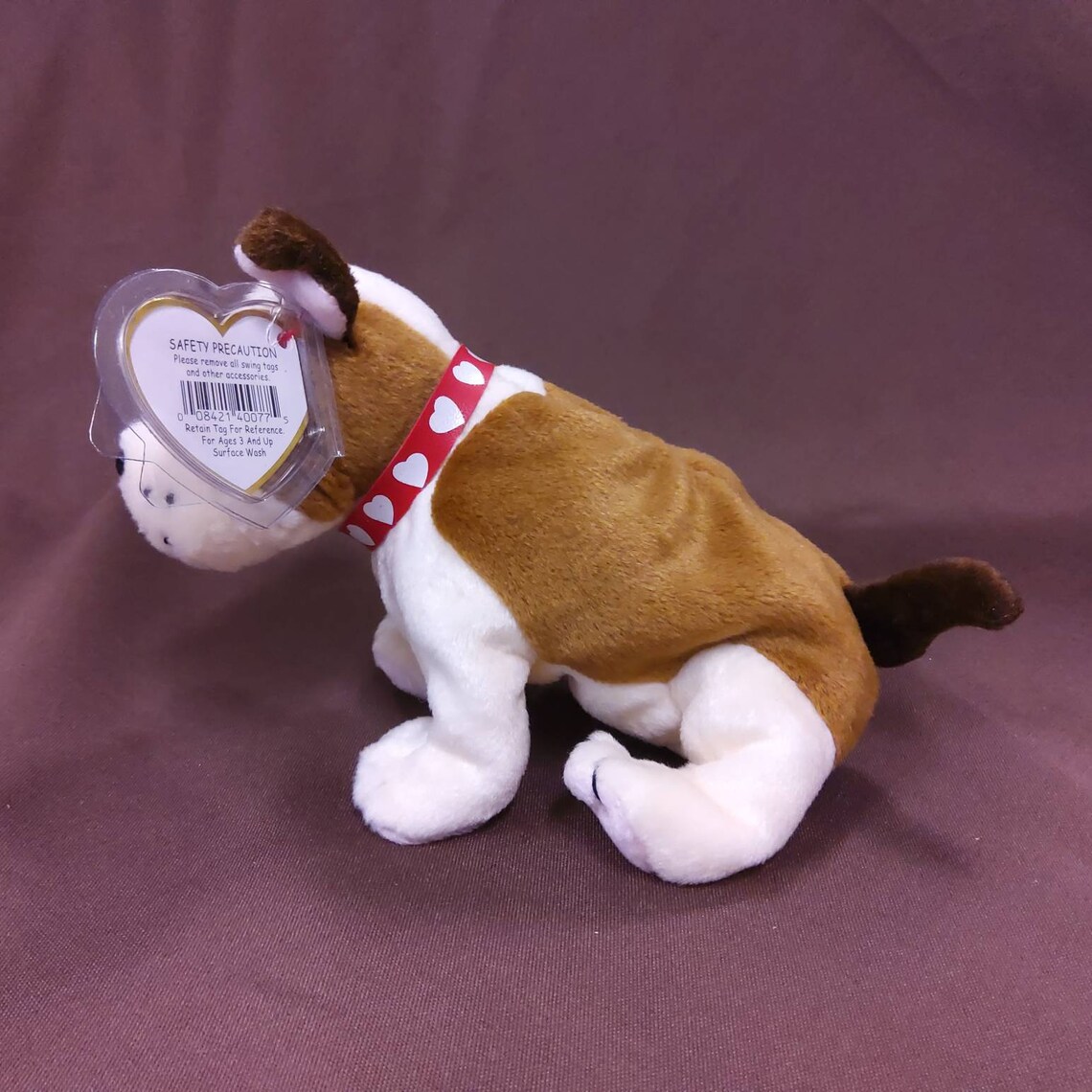 TY Beanie Baby huggins the Bulldog. New Never - Etsy