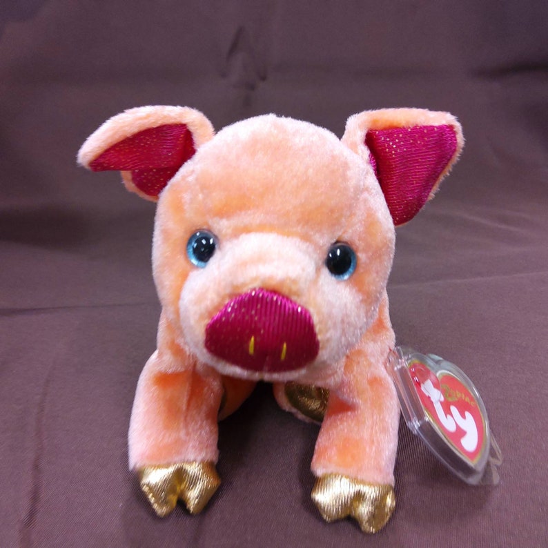 TY Beanie Baby pig From the Zodiac Collection. - Etsy