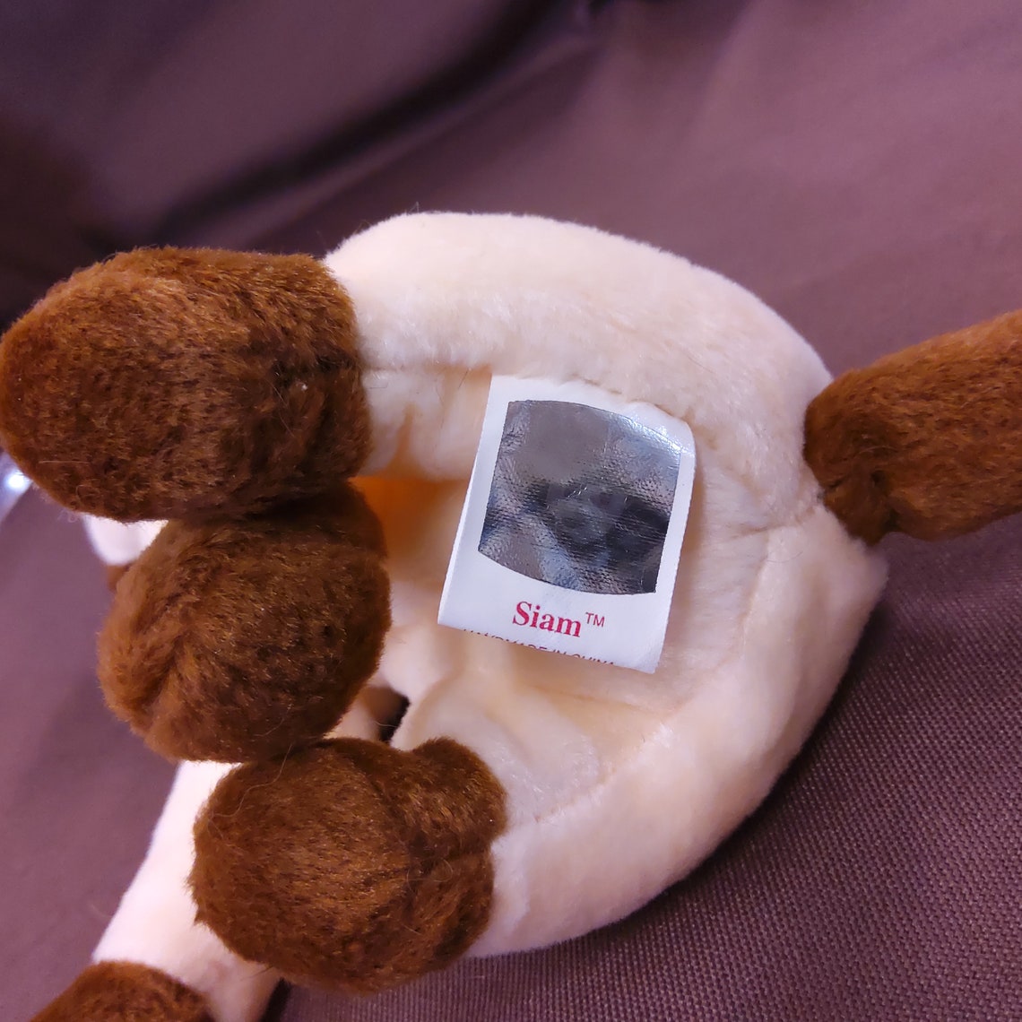 TY Beanie Baby "siam" the Siamese Cat. New, Never Played With. Stored ...