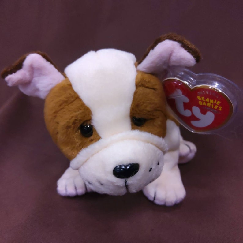 TY Beanie Baby huggins the Bulldog. New Never - Etsy