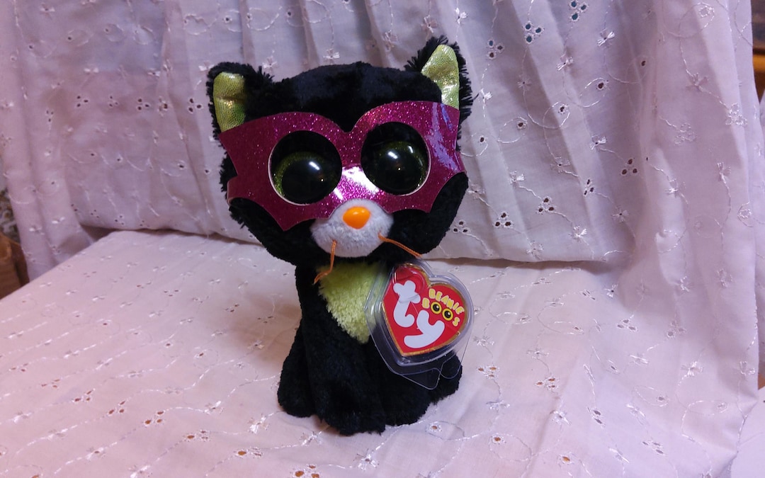 TY Beanie Boos " Jinxy" the Black Halloween Cat. New, Never Played With ...
