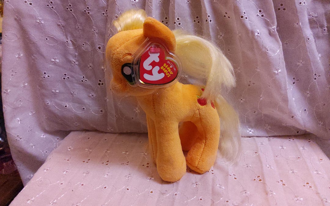 TY Beanie Baby "apple Jack" My Little Pony. New, Never Played With ...