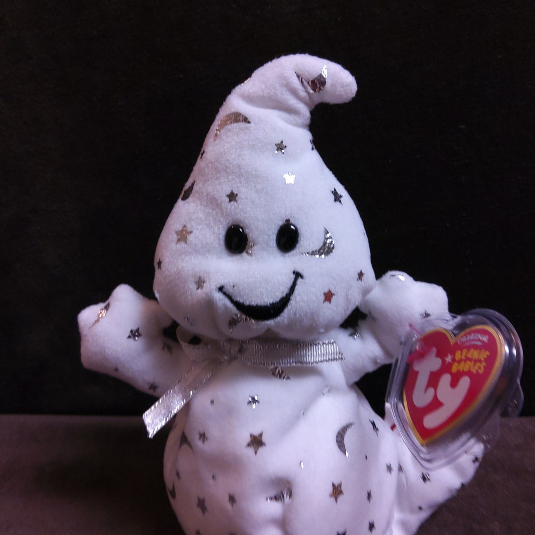TY Beanie Baby vanish the Halloween Ghost. New, Never Played With ...