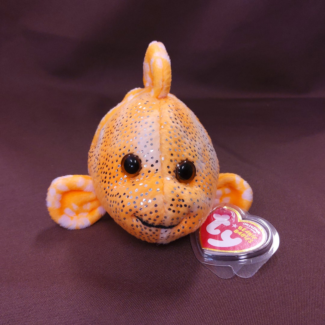 TY Beanie Baby "reefs" the Orange Clownfish. New, Never Played With ...