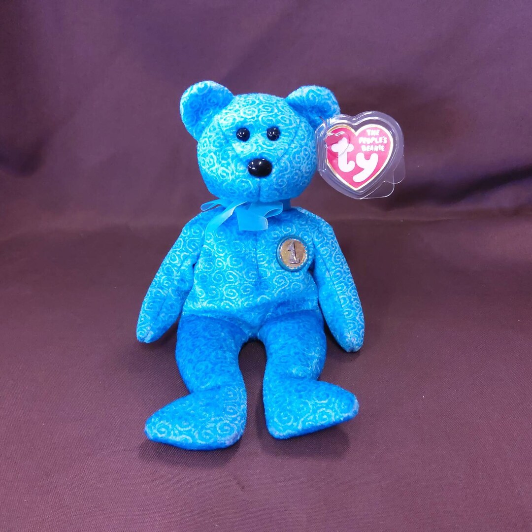 TY Beanie Baby "classy" the Bear. Design Chosen by Online Contest. New ...
