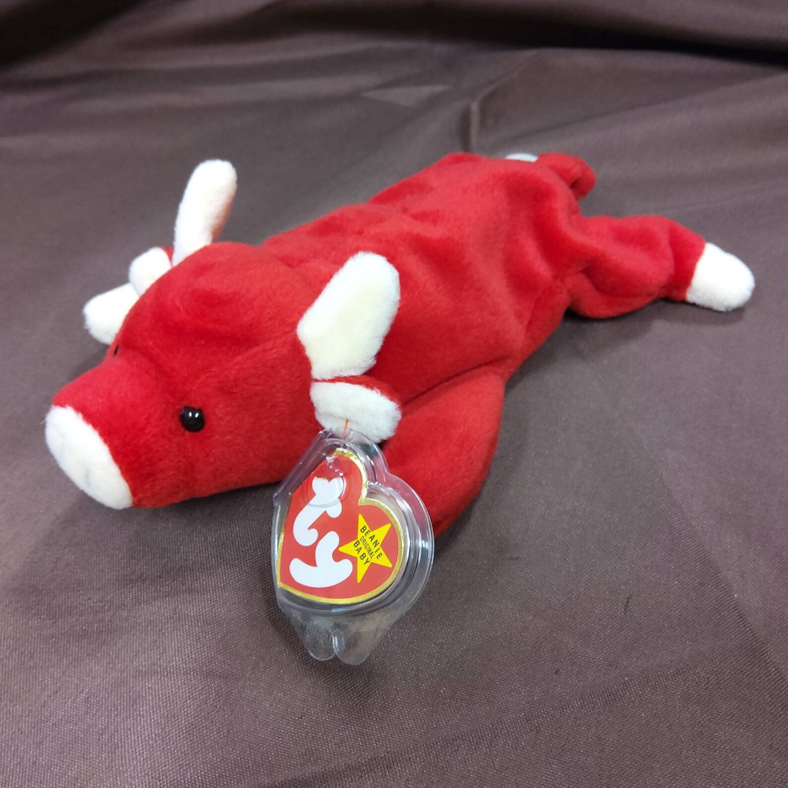 TY Beanie Baby snort the Red Bull. New Never - Etsy