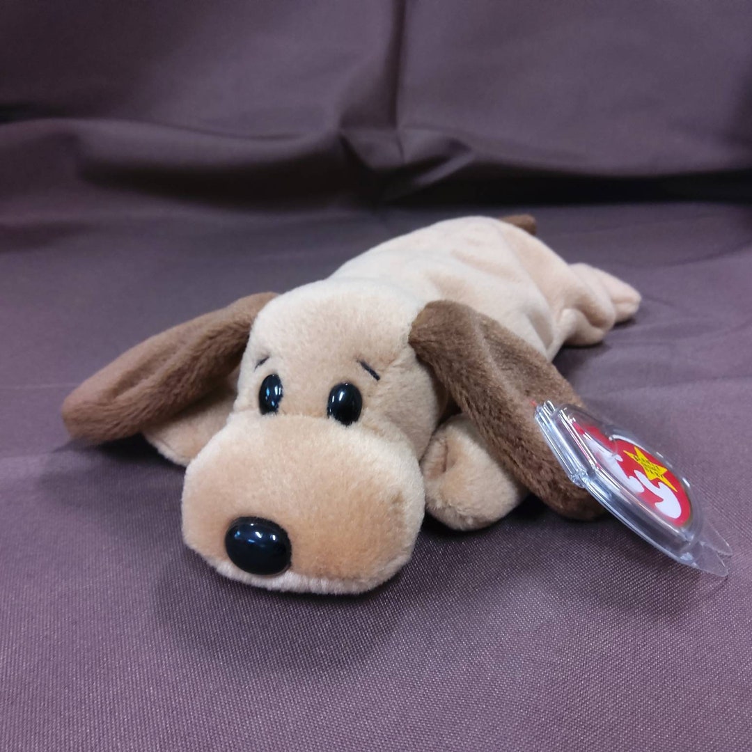 TY Beanie Baby bones the Brown Dog. New, Never Played With. Stored ...