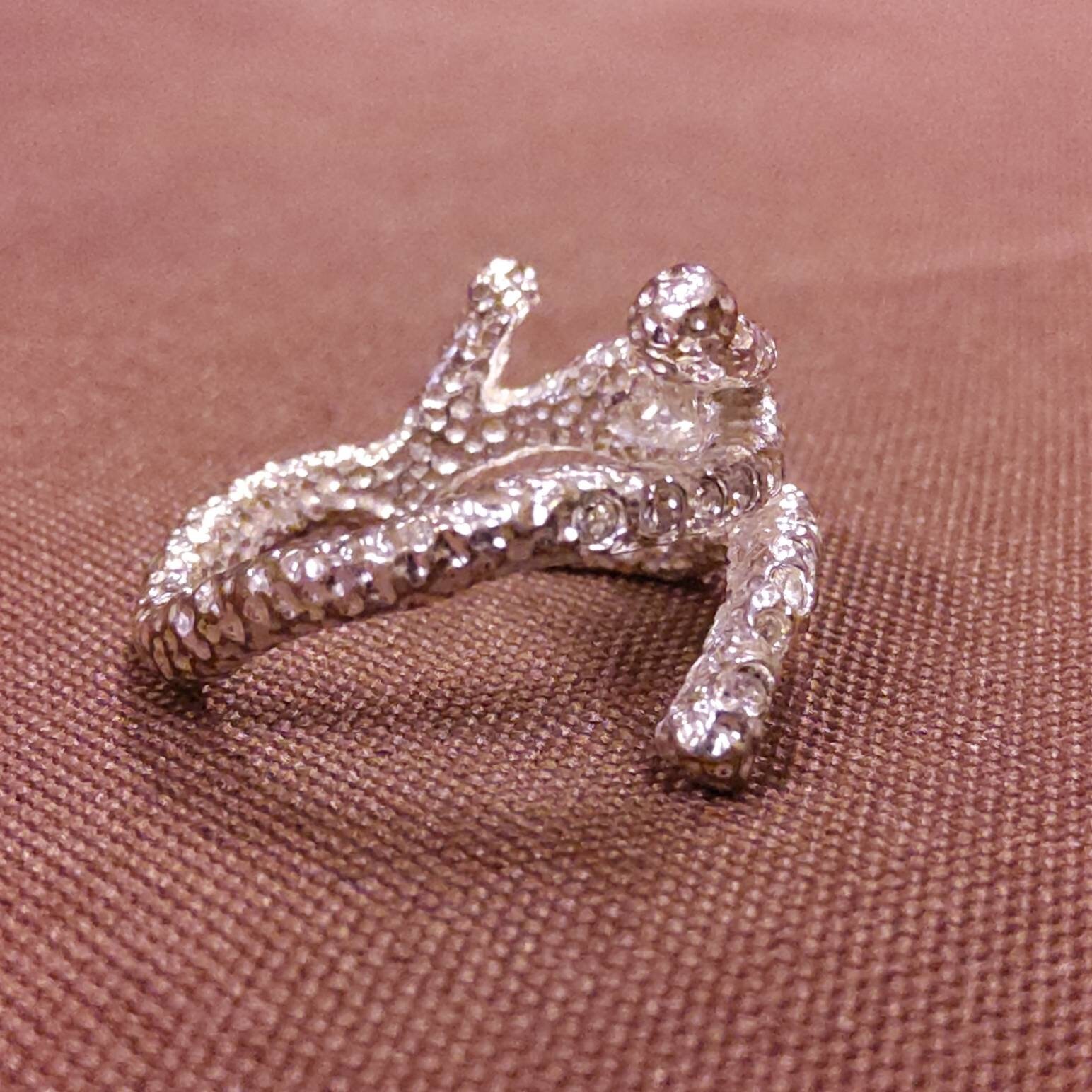 Stunning Silvertone Ring That Looks Like a Branch of Coral | Etsy