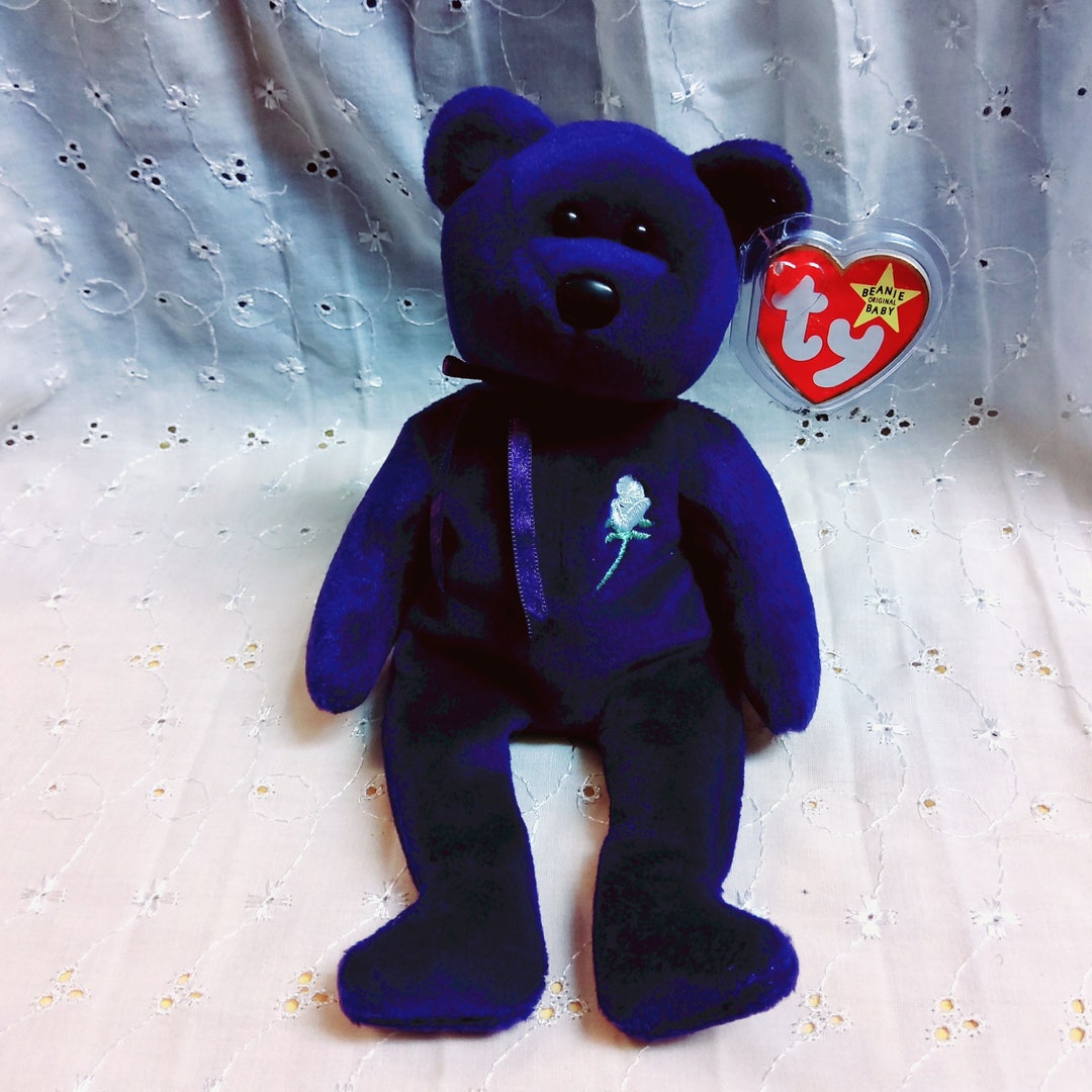 TY Beanie Baby princess the Bear That Honors Princess Diana. New, Never ...