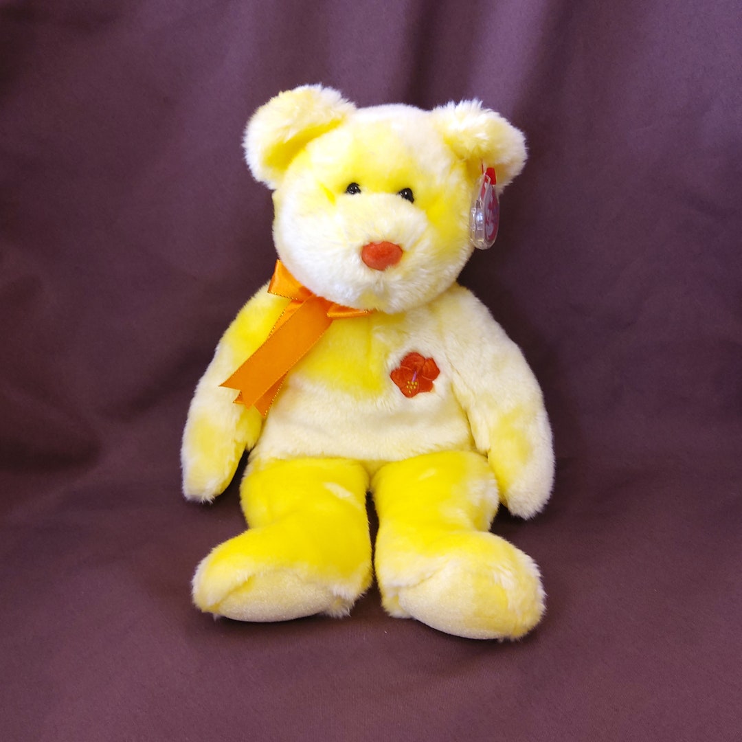 TY Beanie Buddy "bunga Raya" the Malaysian Exclusive Bear. New, Never ...