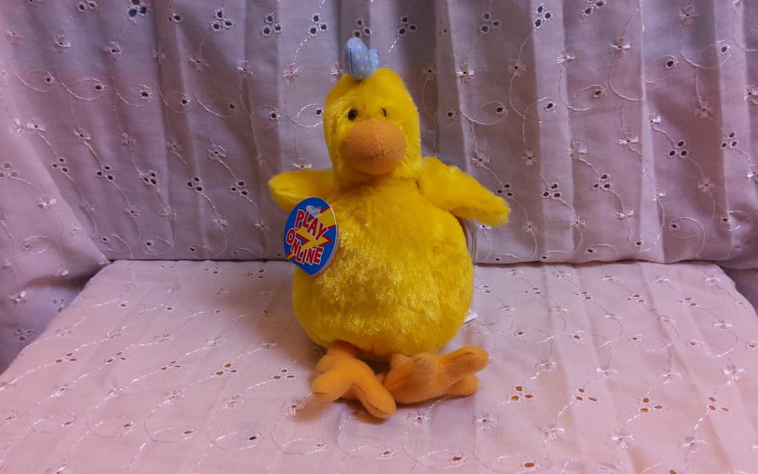 TY Beanie Baby "henley" the Yellow Chicken. New, Never Played With ...