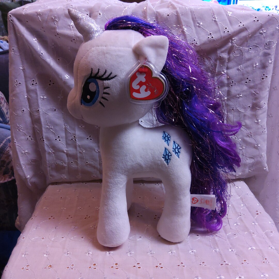TY Sparkle rarity the My Little Pony Buddy. New, Never Played With ...