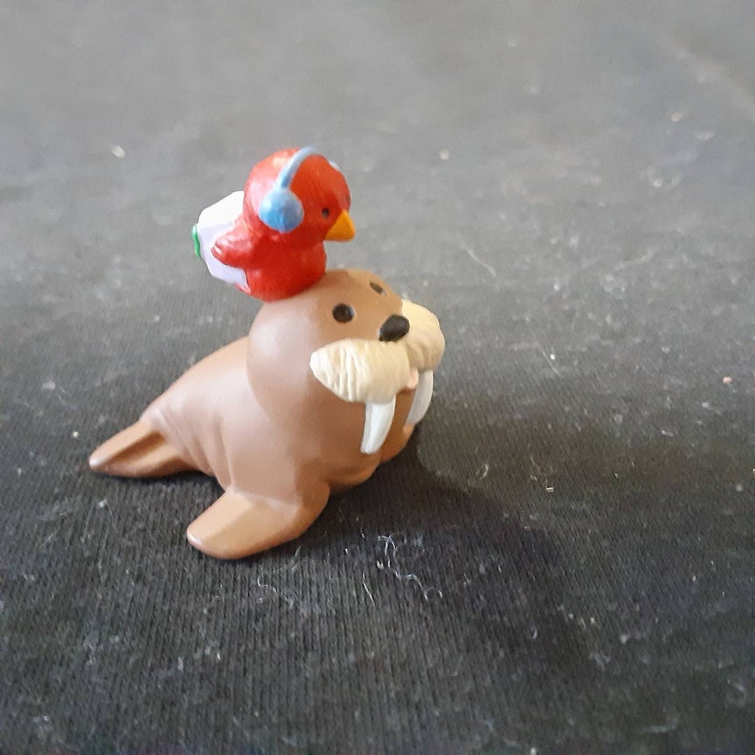 Miniature Hallmark Walrus With a Redbird on His Back. - Etsy