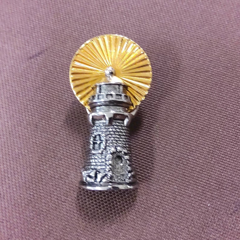 LIGHTHOUSE Tac Pins. Set of Two Different Ones. One is Marked - Etsy
