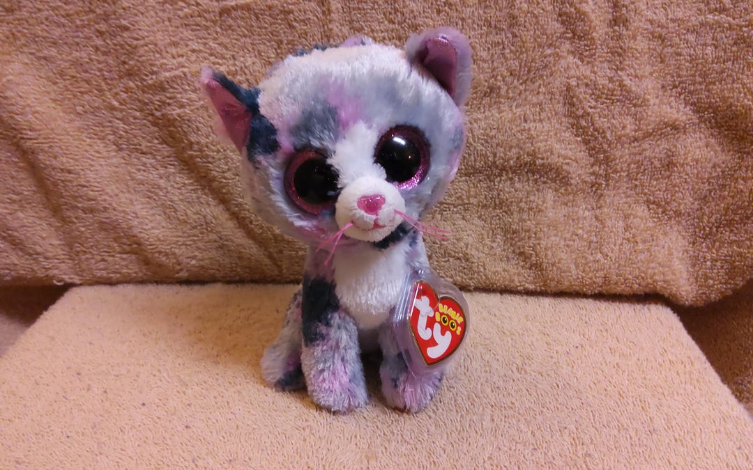 TY Beanie Boos "lindi" the Cat. New, Never Played With. Stored in a ...