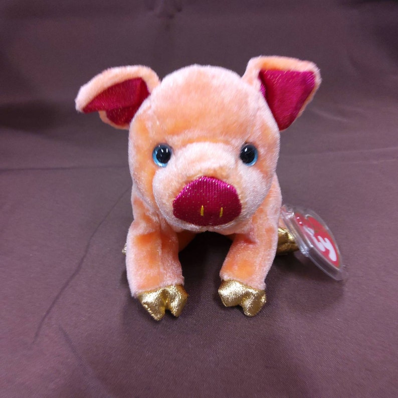 TY Beanie Baby pig From the Zodiac Collection. - Etsy