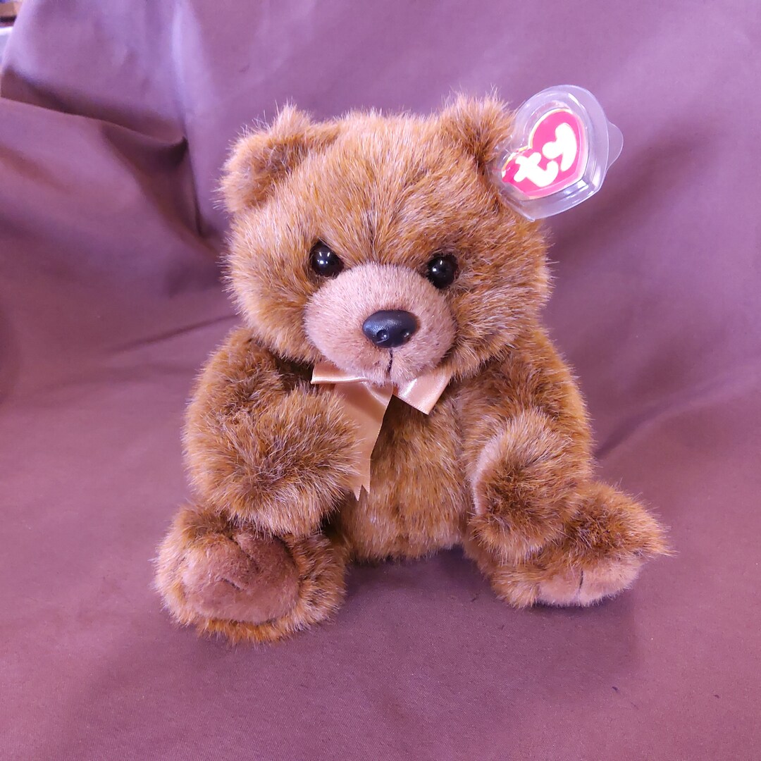 TY Classic Plush "magee" the Brown Bear. New, Never Played With. Stored ...