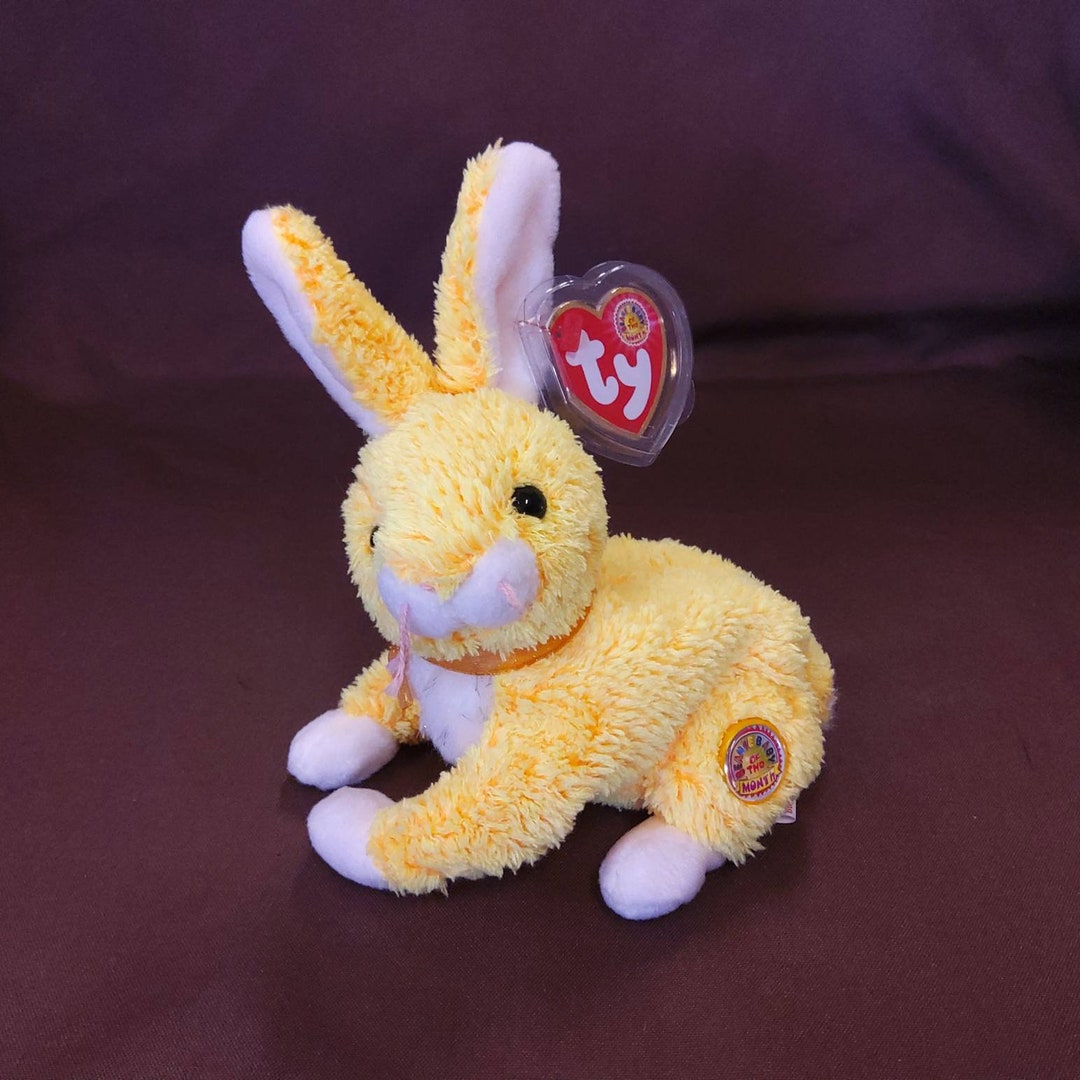 TY Beanie Baby "buttercream" the Yellow Rabbit. New, Never Played With ...