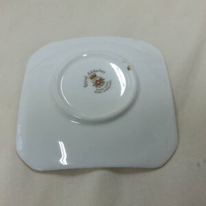 ROYAL ADDERLEY "floral" Bone China Trinket Tray/dish. Made in England ...