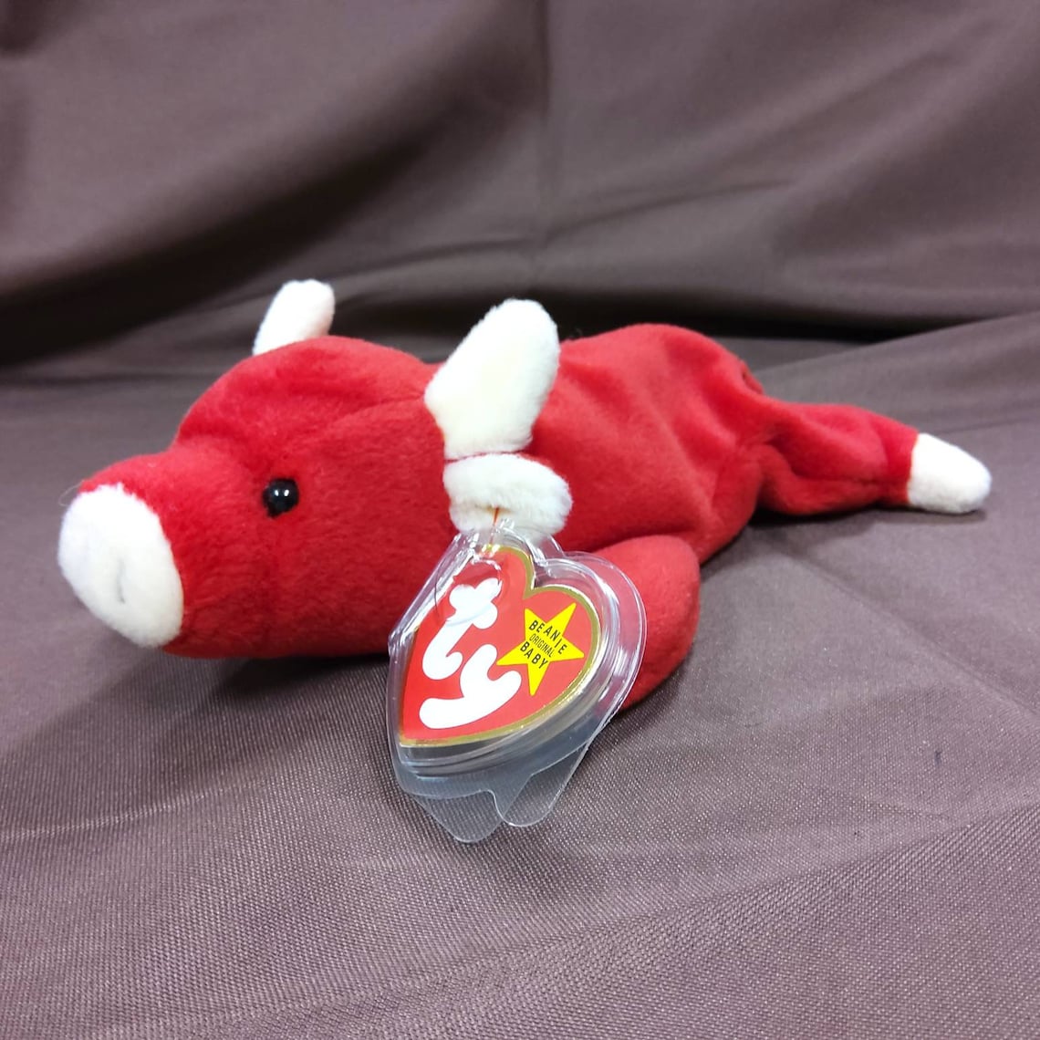 TY Beanie Baby Snort the Red Bull. New never | Etsy