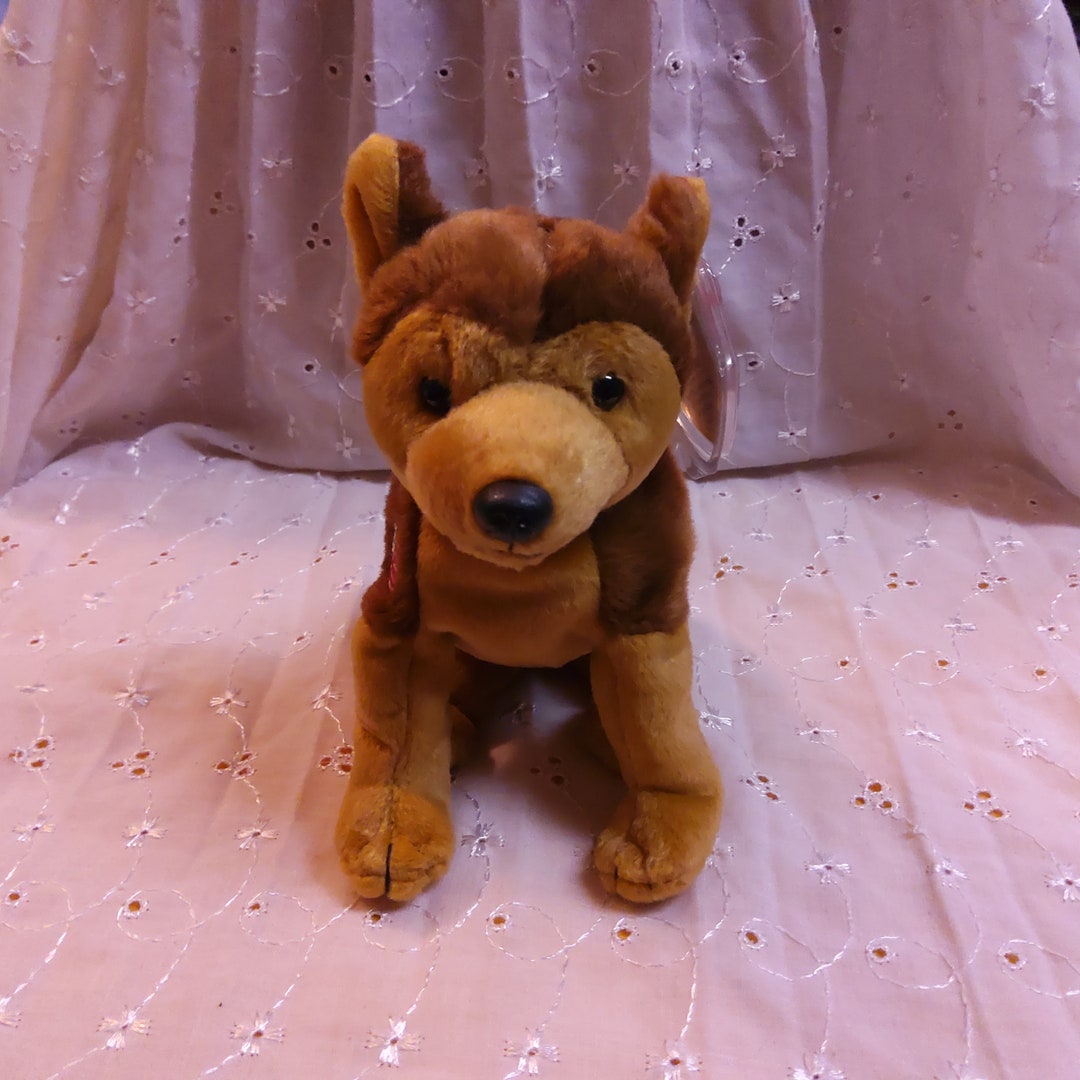 TY Beanie Baby courage Nypd the German Shepherd Dog. New, Never Played ...