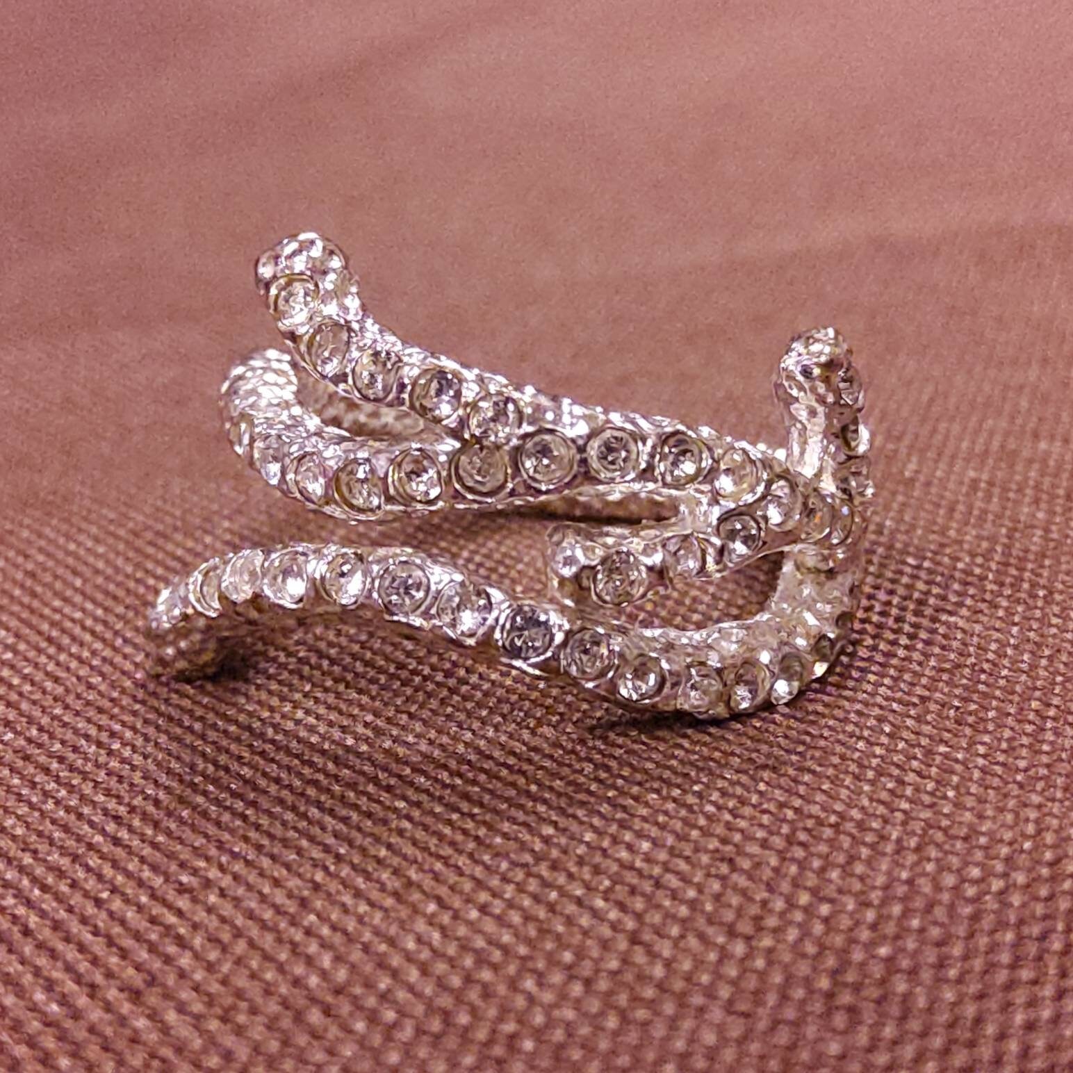 Stunning Silvertone Ring That Looks Like a Branch of Coral | Etsy