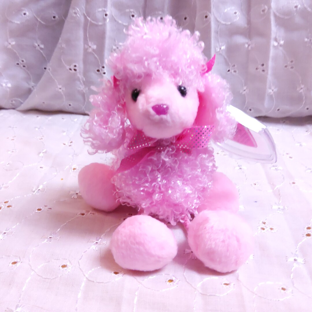TY PINKYS pinky Poo the Pink Poodle Keychain/backpack Clip-on. New ...