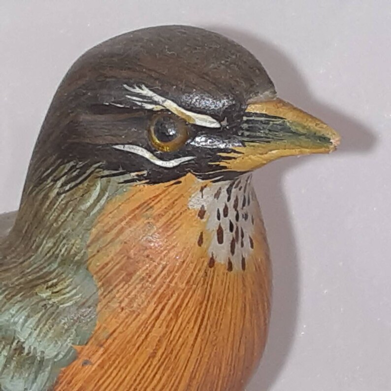 Wren Wood Carving. Hand Carved Hand Painted. Beautifully - Etsy