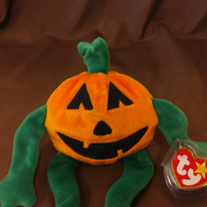 TY Beanie Baby pumkin the Halloween Pumpkin. New - Etsy