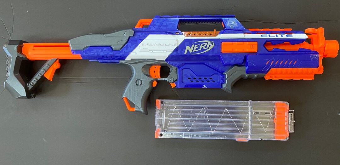 150+ FPS Nerf Rapidstrike Modded Rewired for 2s Lipo, Neo-dymium Fang ...