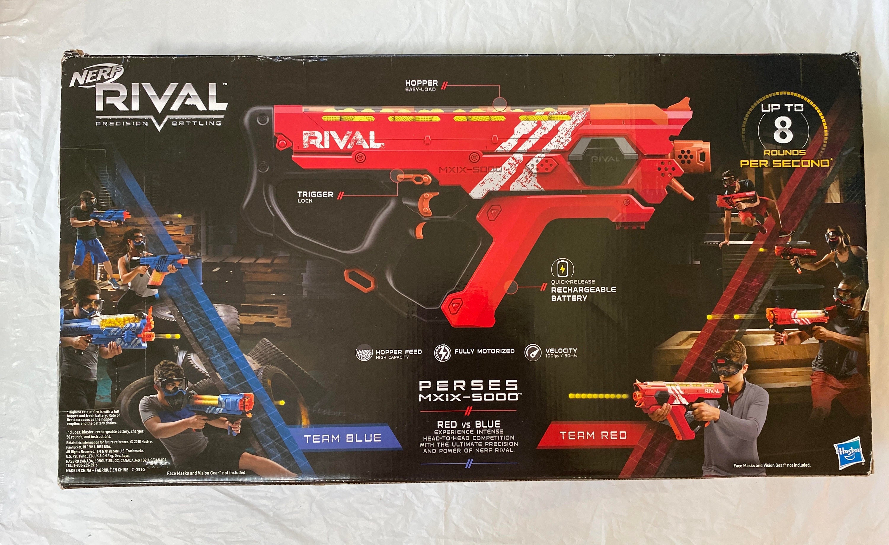 Nerf Rival Perses MXIX-5000 Heavily Modded Lipo Rewired Brand - Etsy