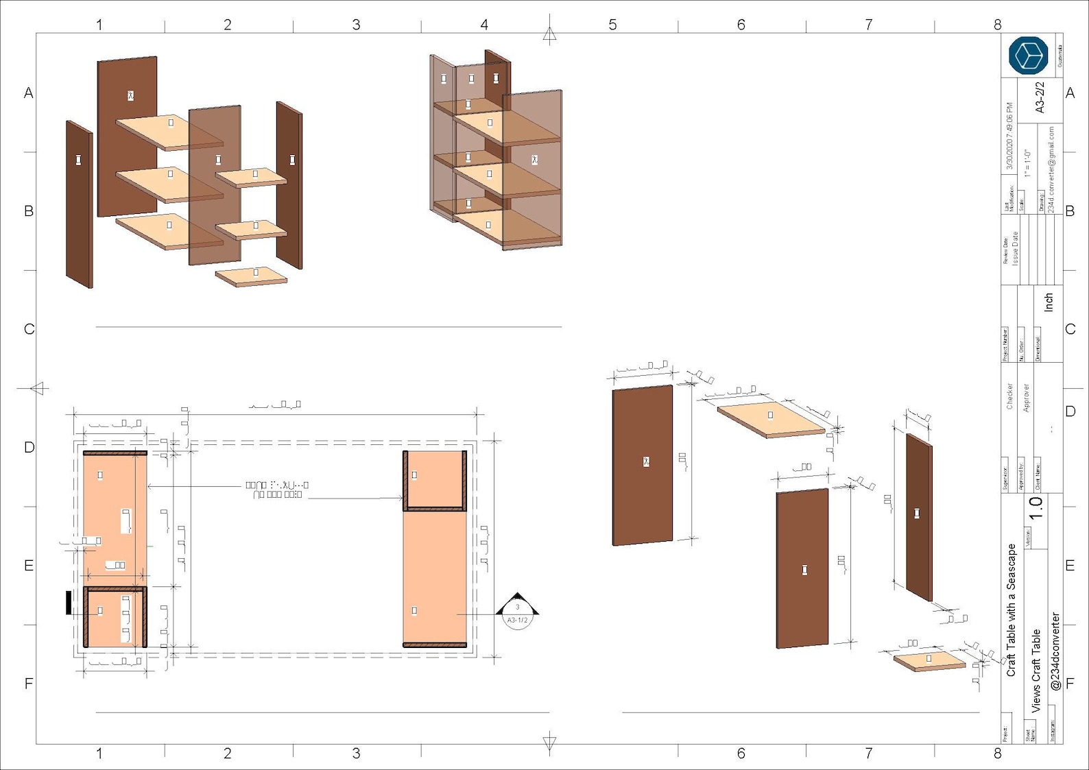 DIY Plans Sewing Craft Table With Storage - Etsy
