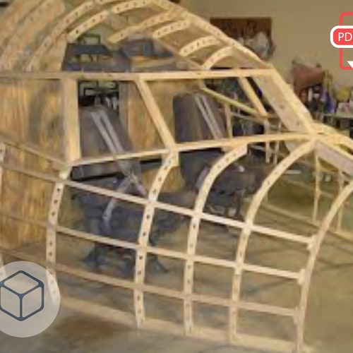 Flight Simulator Plane Cabin for Games DIY Blueprints - Etsy