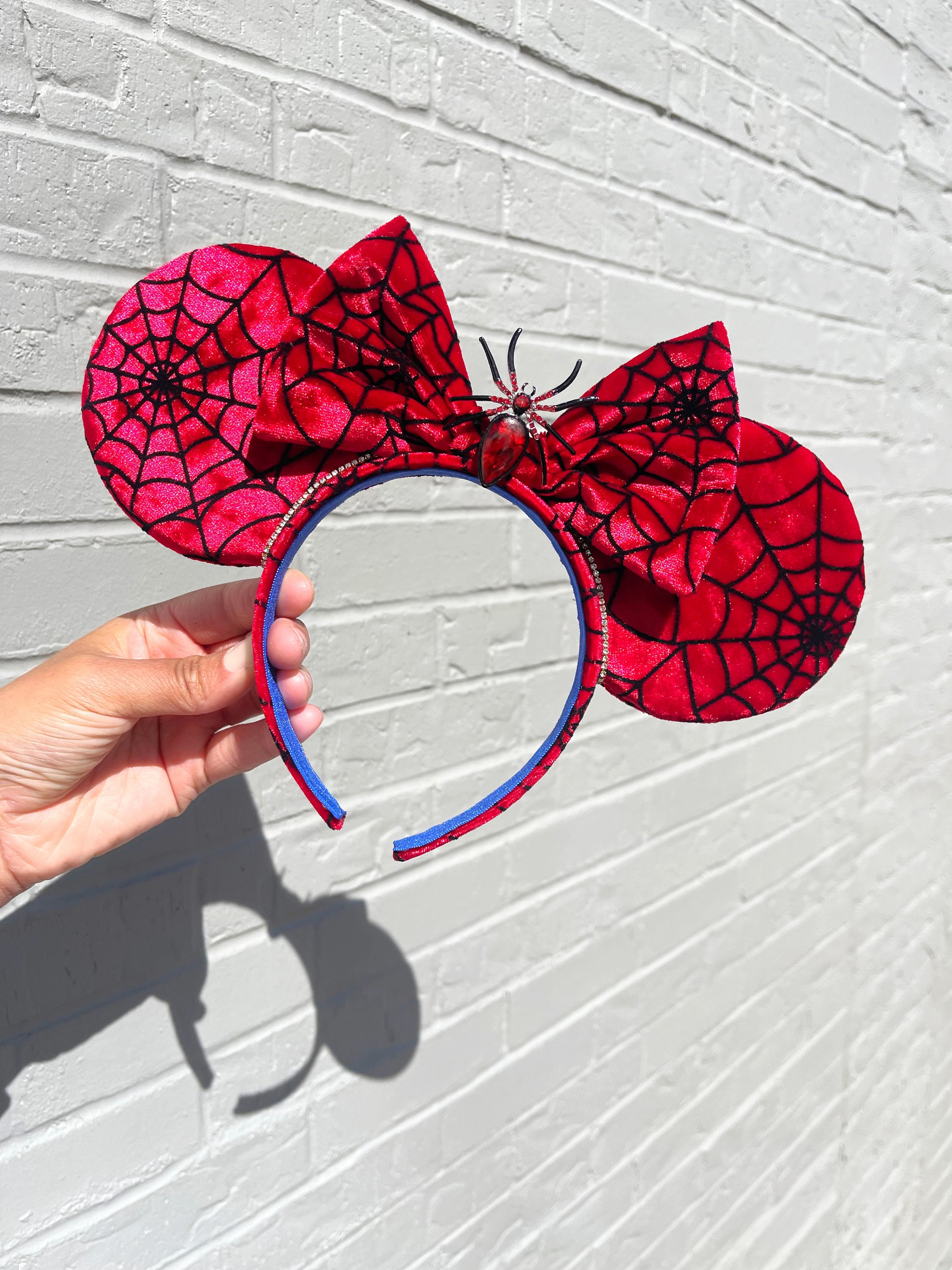 Spiderman Minnie Ears, Spider Mickey Ears, Superhero Mickey Ears ...