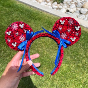Spiderman Mickey Ears, Spidey Mickey Ears, Mickey Ear Headband ...
