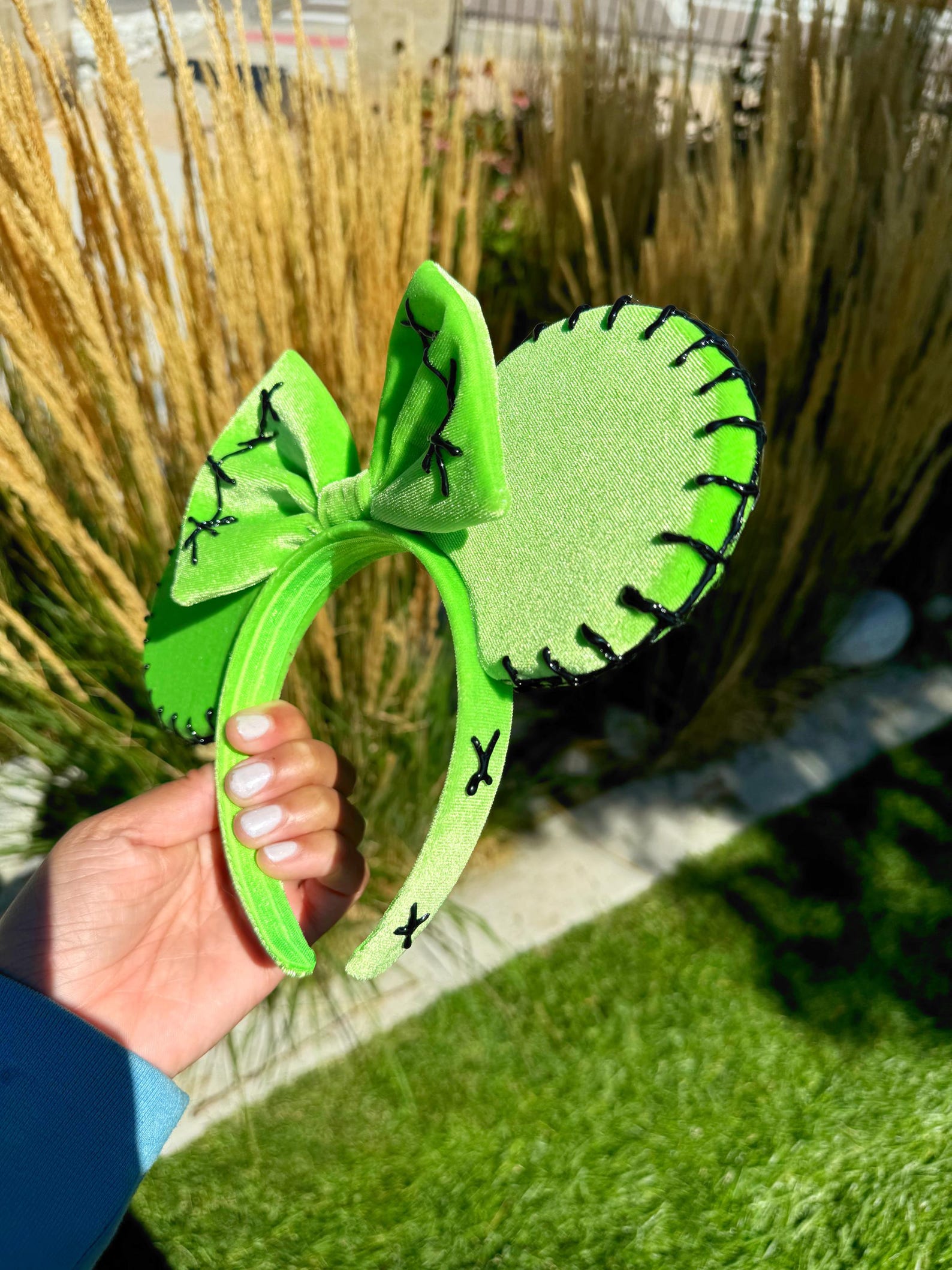 Oogie Boogie Mickey Ears, Halloween Mickey Ear, Green Mickey Ears ...