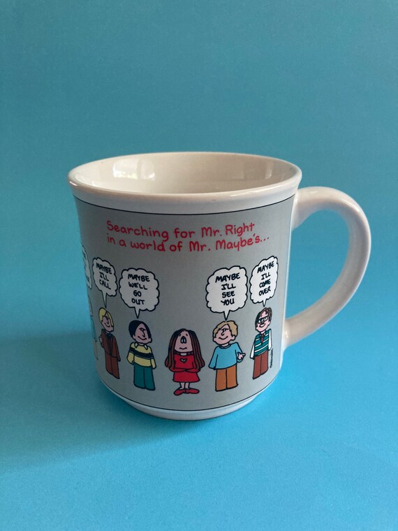 Vintage 1980s Coffee Mug From the Comic Strip Cathy by Cathy - Etsy