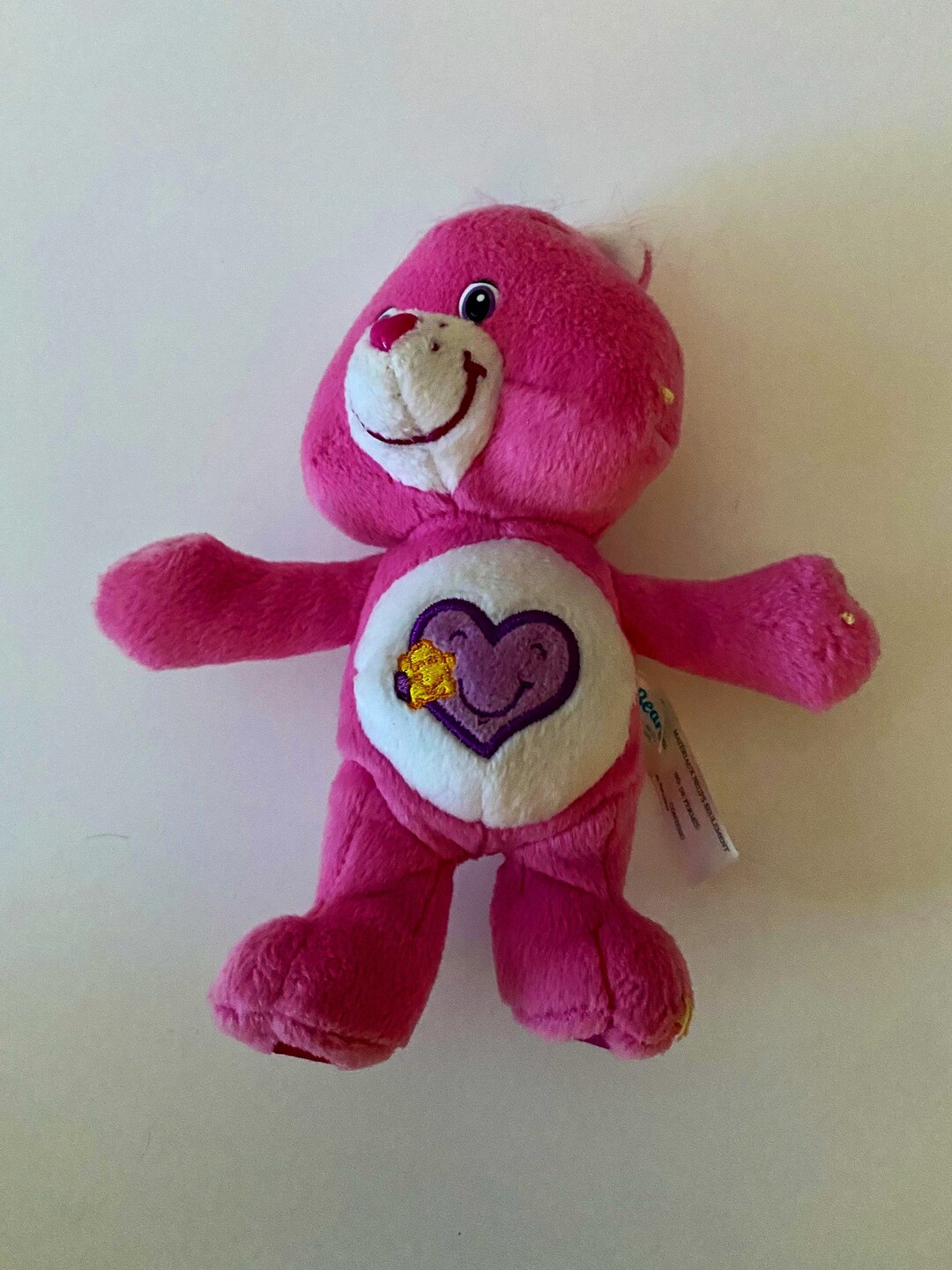 3 Mini Care Bears Hugging Velcro Plush: Funshine Bear, Love a Lot, Take ...