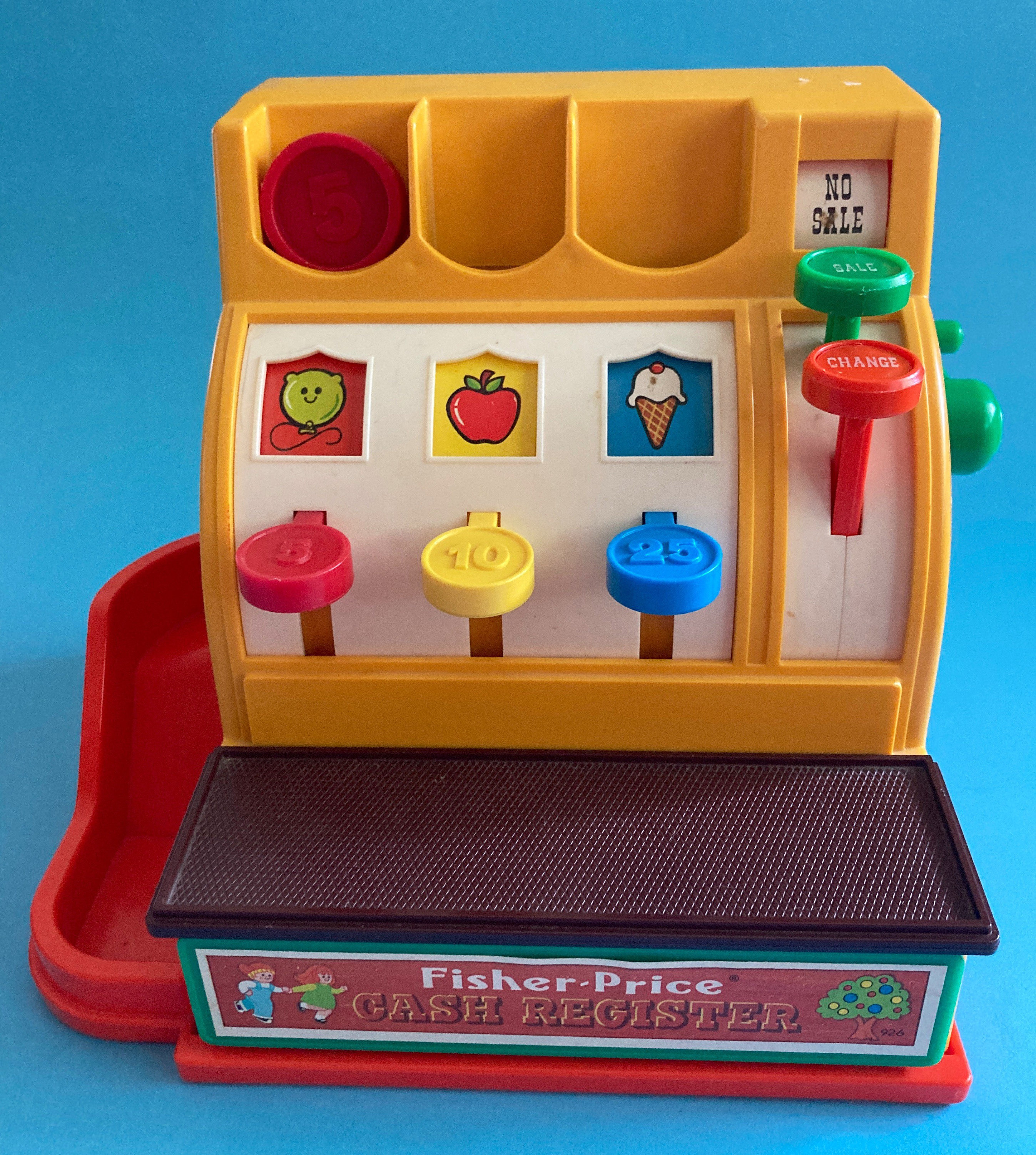 Vintage 1970s Fisher-price Cash Register With One Coin - Etsy